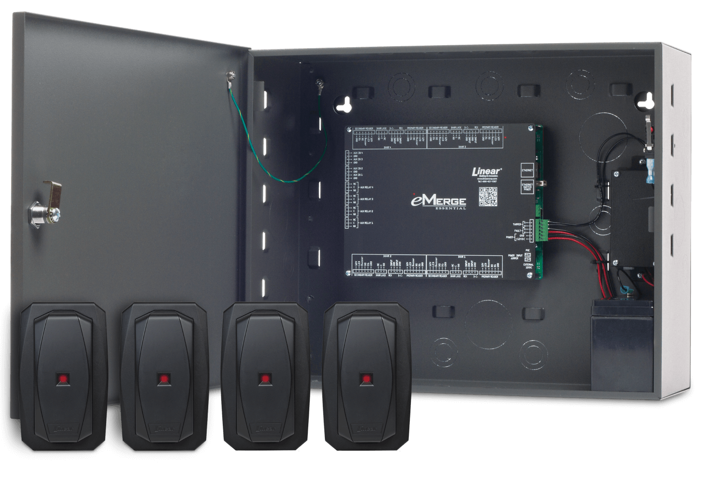 EL36-4MPB: e3 Elite-36 4-Door 4-Reader Access Control Bundle with Power ...