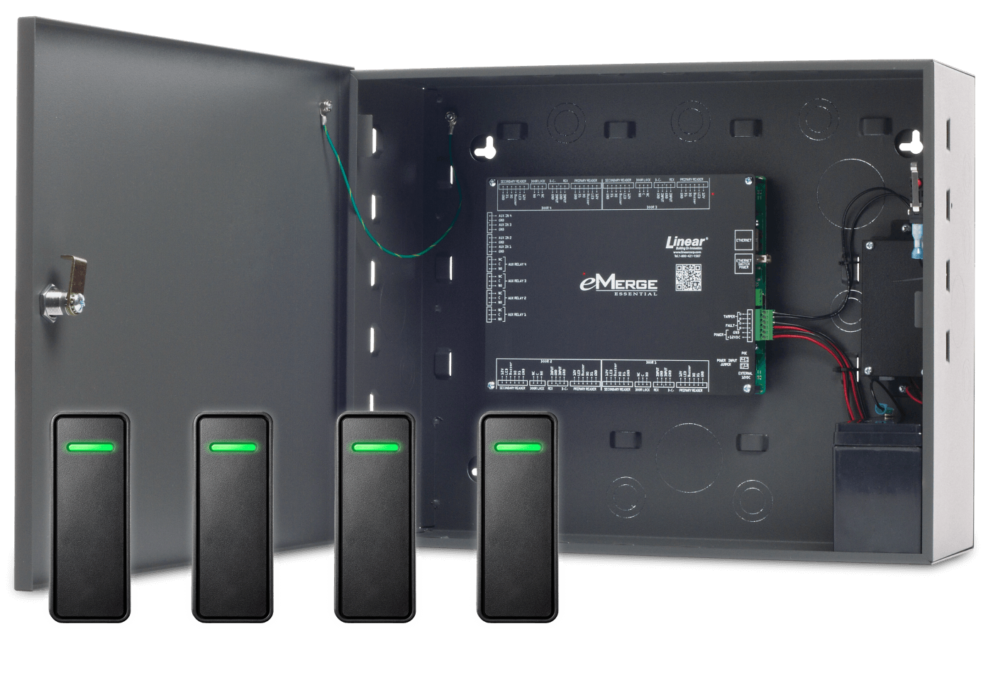 EL36-4MPB-NBT: e3 Elite-36 4-Door 4-Reader Access Control Bundle with ...